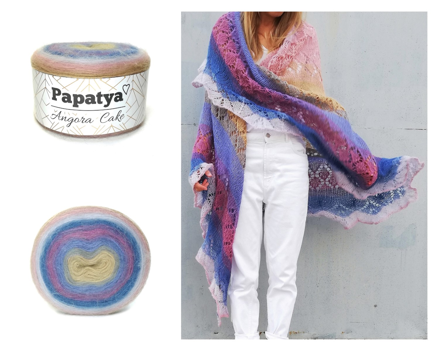 Włóczka Papatya Angora Cake | Pasmanteria online Po Kokardę